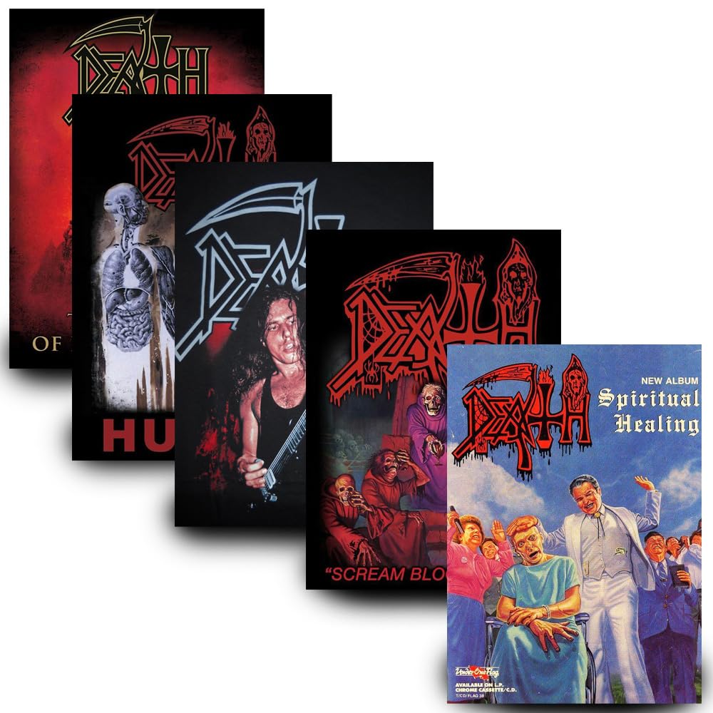 Death Metal band album posters, a4 size : Amazon.in: Home & Kitchen
