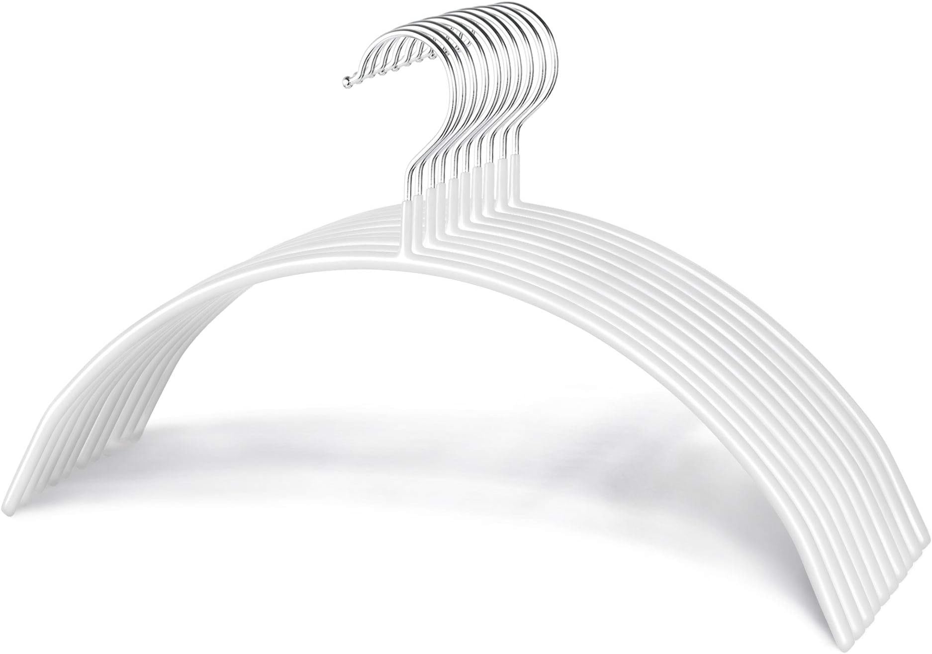 Amazon.com: Florida Brands Padded Clothing Fabric Hangers for Women ...