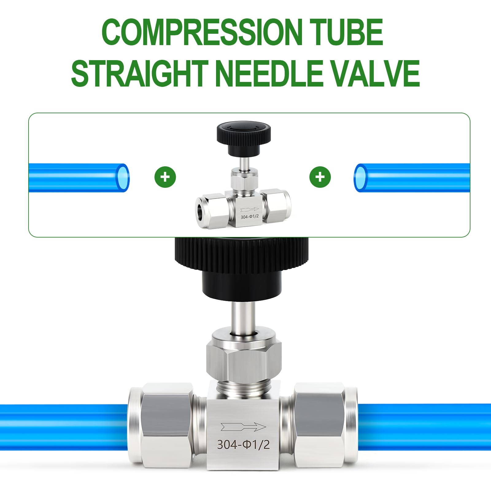 Snapklik.com : TAISHER 1PCS 304 Stainless Steel Compression Tube ...