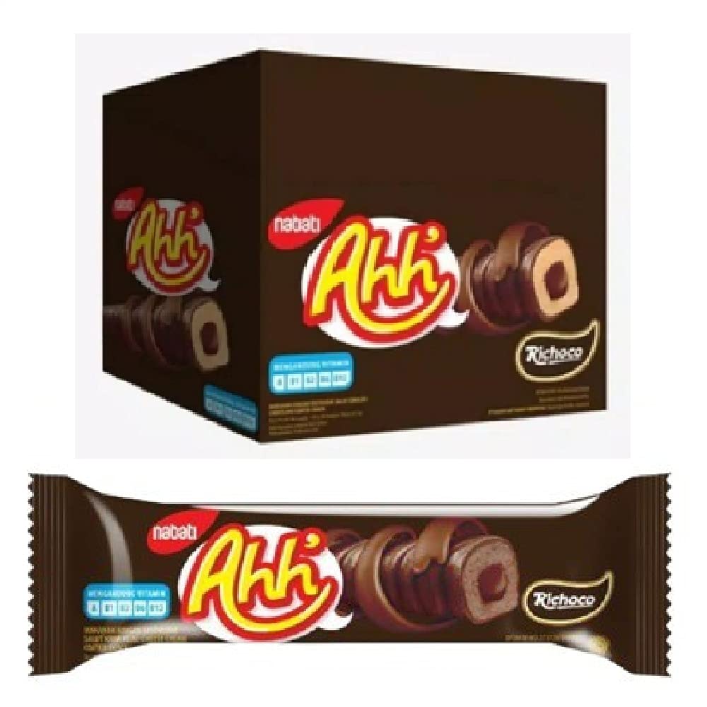 Buy Nabati Richoco Chocolate Ahh Snacks 1 Box (20 Piece x 5g) Online at ...