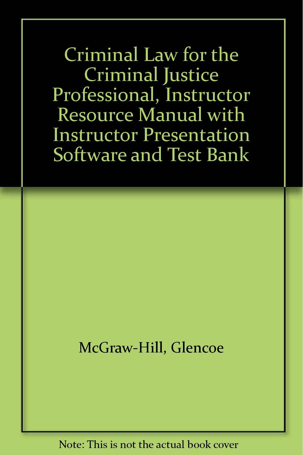 Amazon.com: Criminal Law for the Criminal Justice Professional ...