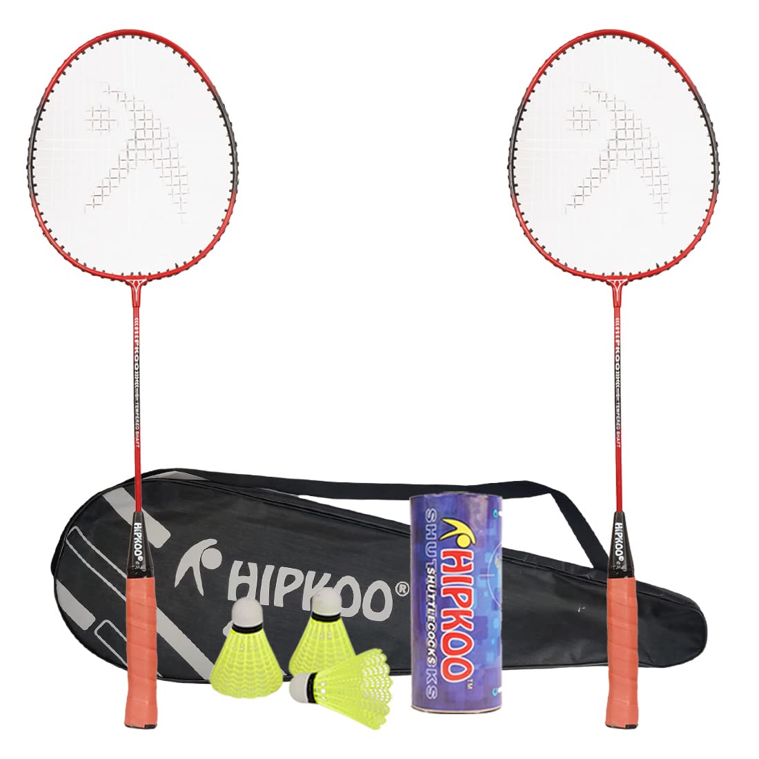 Buy Hipkoo Sports Air Aluminum Badminton Complete Racquets Set | 2 Wide ...