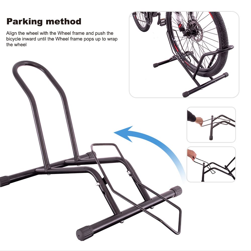 Snapklik.com : Bike Parking Rack Stand For Mountain Bike Road Bike ...