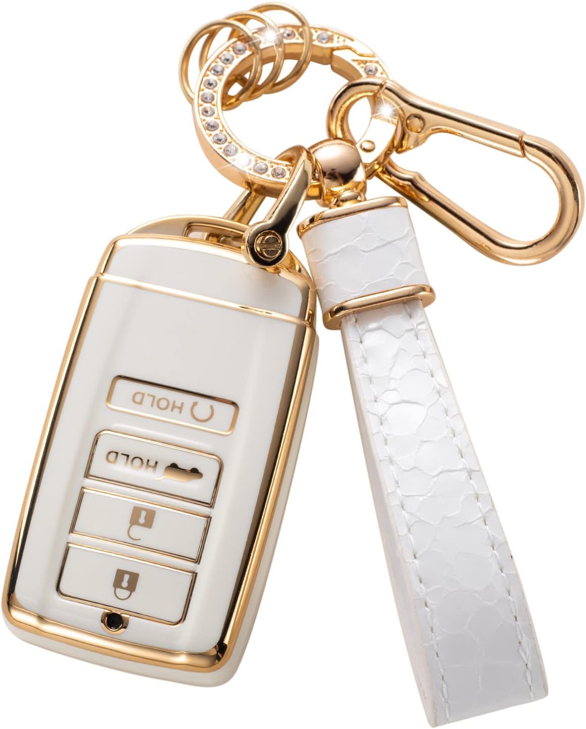 Amazon.com: CACARLIKE for Acura Key Fob Cover, Car Key Fob Case ...