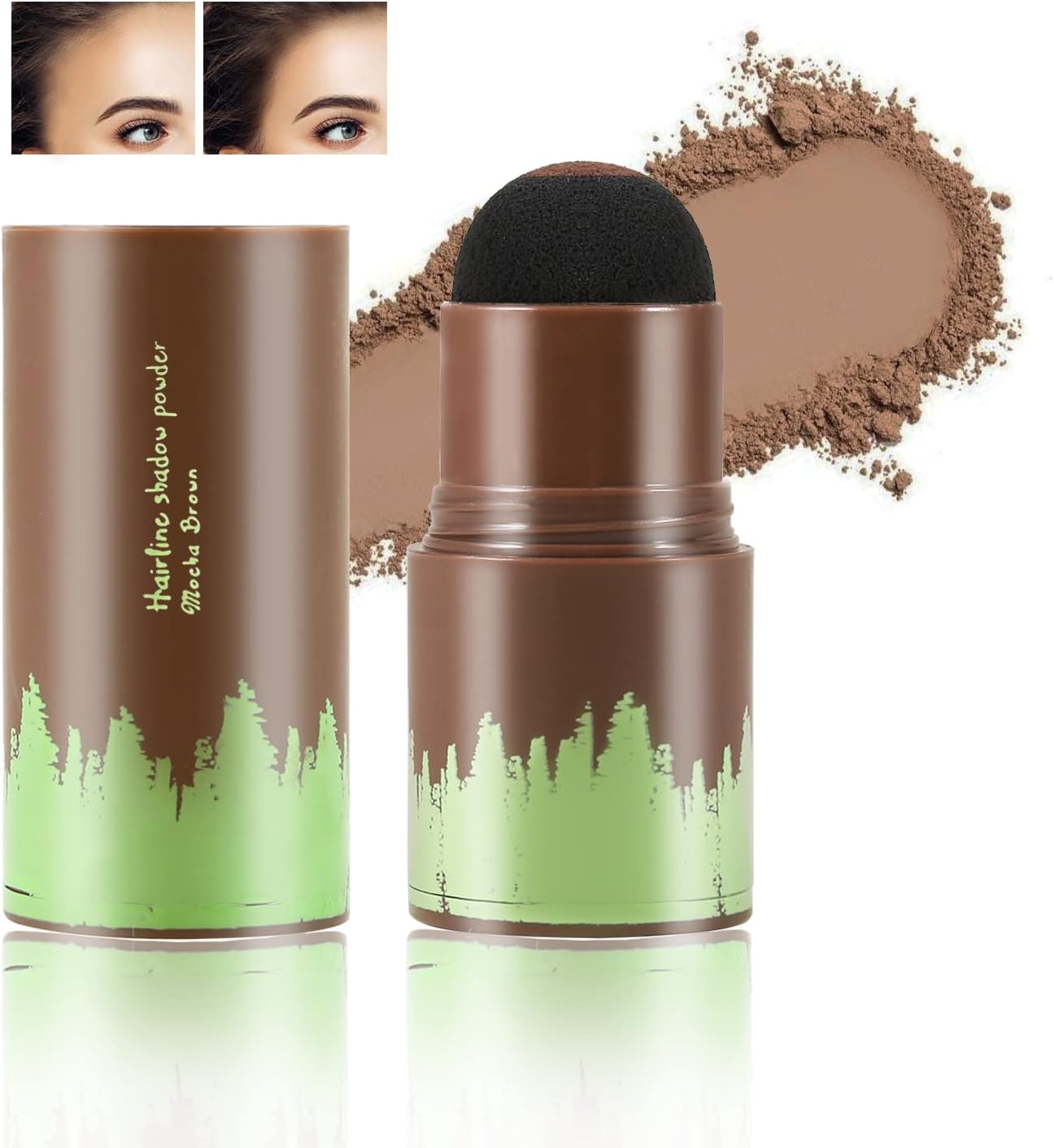 Amazon.com: Boobeen Hairline Powder Stick, Hair Color Shadow Powder ...