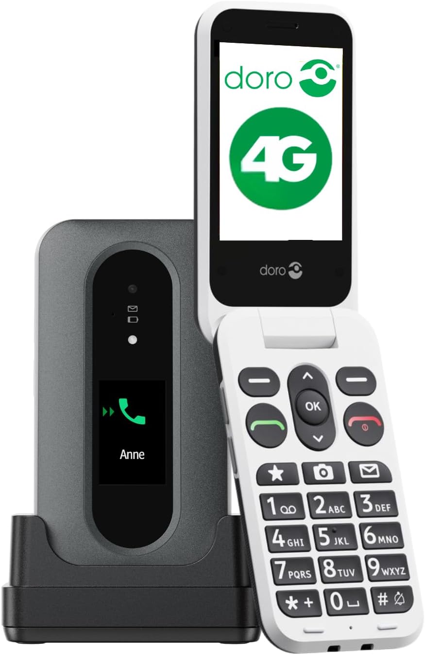 Doro Leva L30 Unlocked mobile phone for seniors – External display for ...