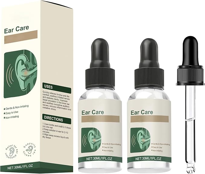 Amazon.com: 2PCS Ear Care Drops Gentle Formula, Non-Irritating Gentle ...