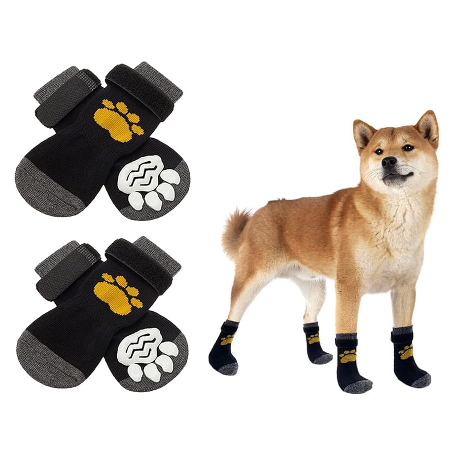 Amazon.co.jp: SATiNU 犬 猫 ペット 用 靴 シューズ 犬靴 ドッグブーツ ドッグシューズ ソックス 保護シューズ ...