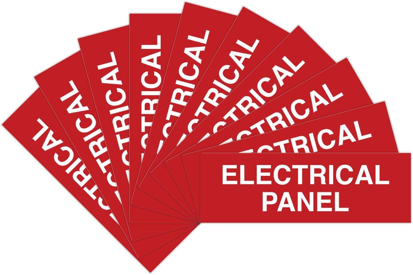 Amazon.com: All Quality Basic Electrical Panel Sign - Fire Regulation ...