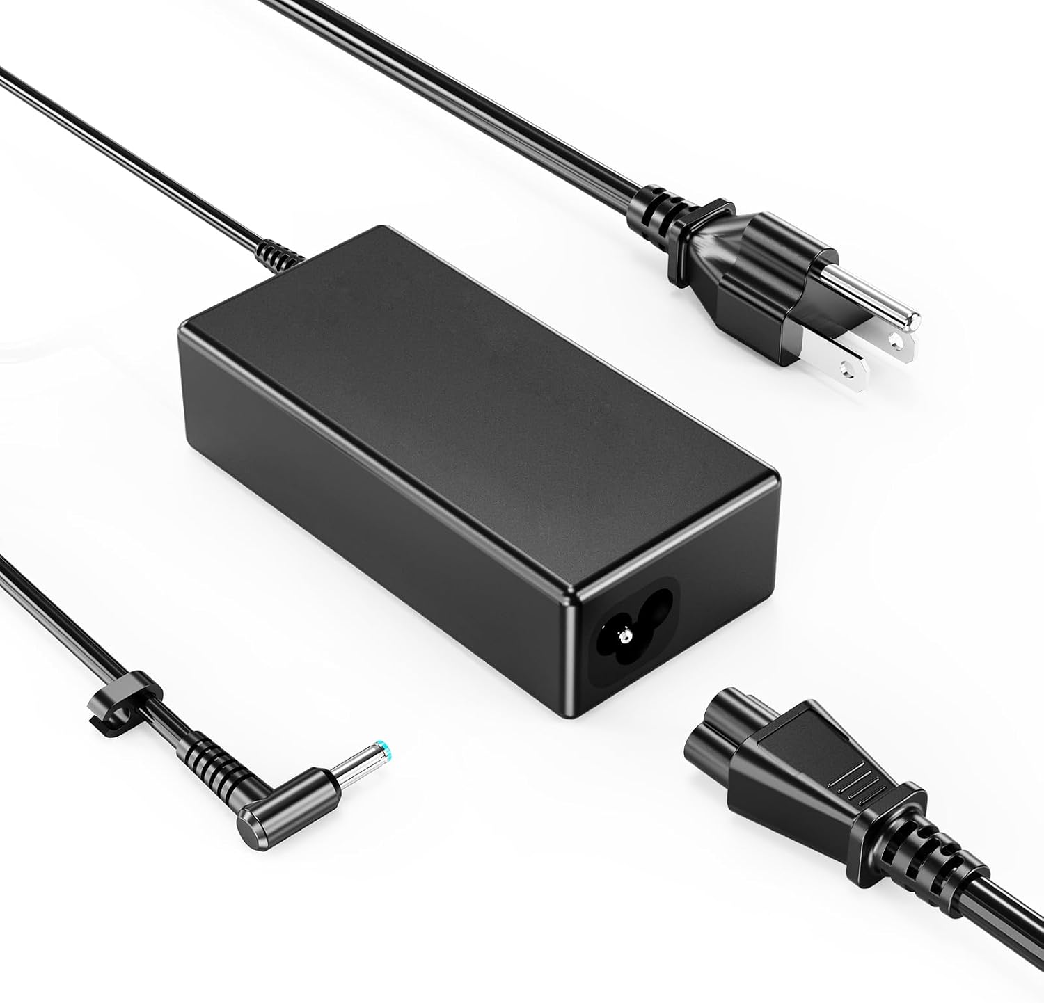 65W 45W Blue Tip Laptop Charger Fit for HP X360 Pavilion Envy Elitebook ...