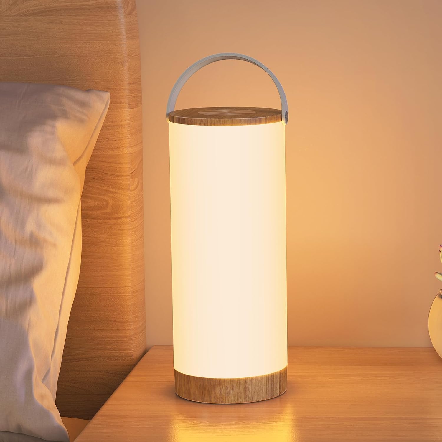LED Table Lamp, Touch Table Lamp, Ultra-Portable Cordless Bedside Lamp ...