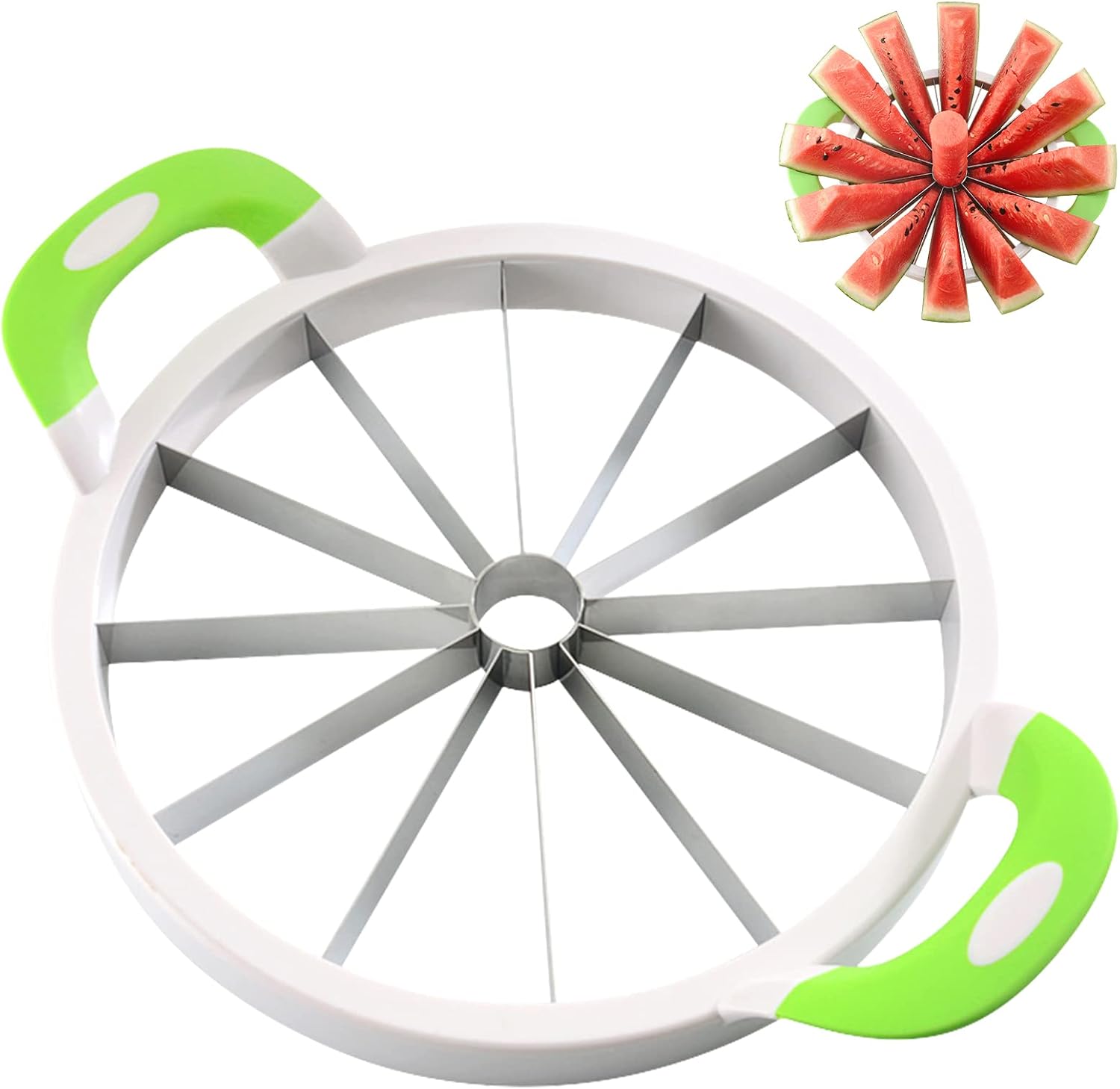 Amazon.com: Extra Large Watermelon Slicer,Heavy Duty Stainless Steel ...