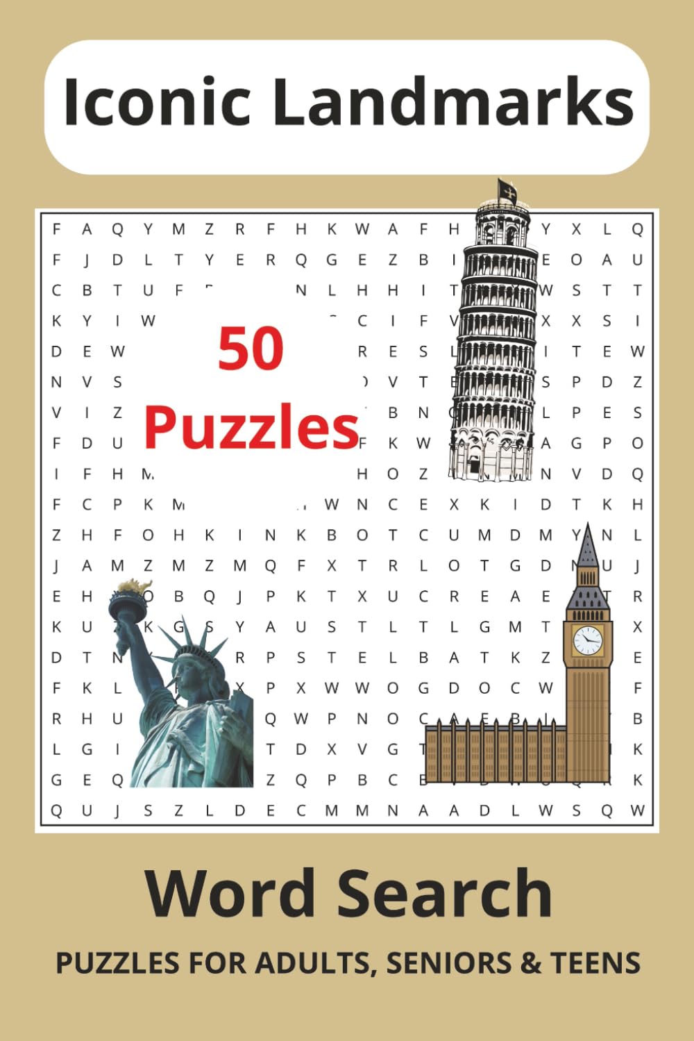 Iconic Landmarks Word Search Puzzle Book: Word Searches with Easy to ...