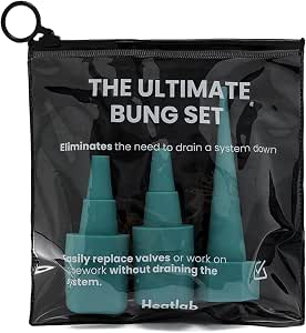 Heatlab The Ultimate Bung Set Plumbing Tools – Rubber Bung Radiator ...