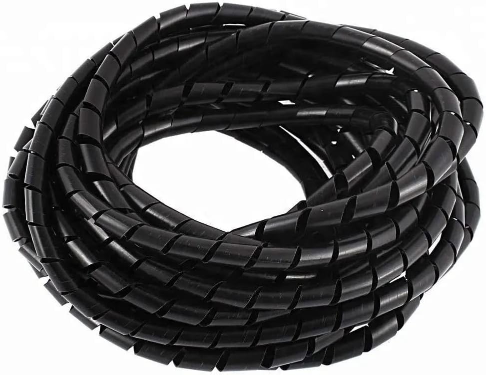 KafTon Spiral Wrap Cable Binding Tidy Leads on TV PC Home Cinema CCTV ...