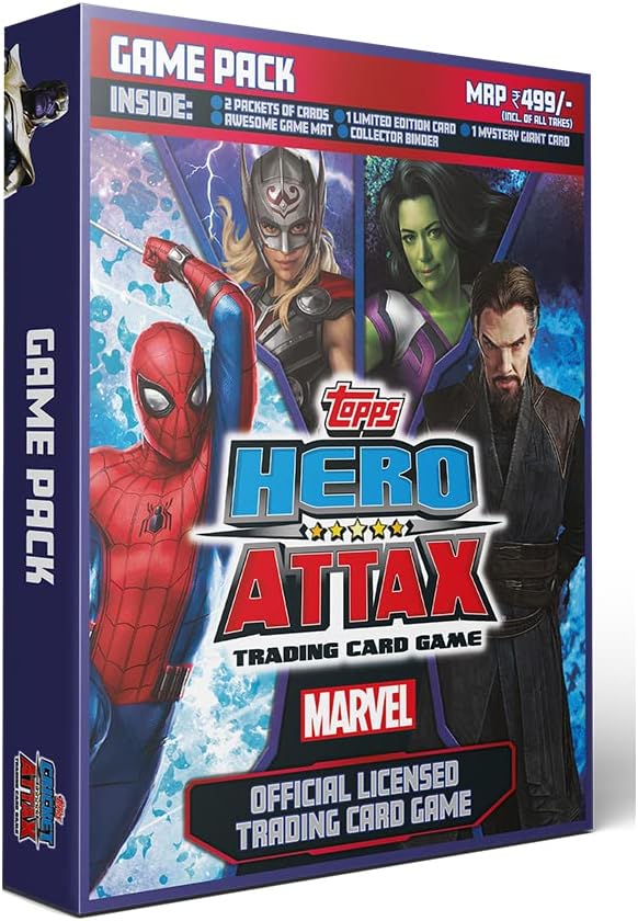 Topps Marvel Hero Attax 22-23 Collection Card Game Pack : Amazon.in ...