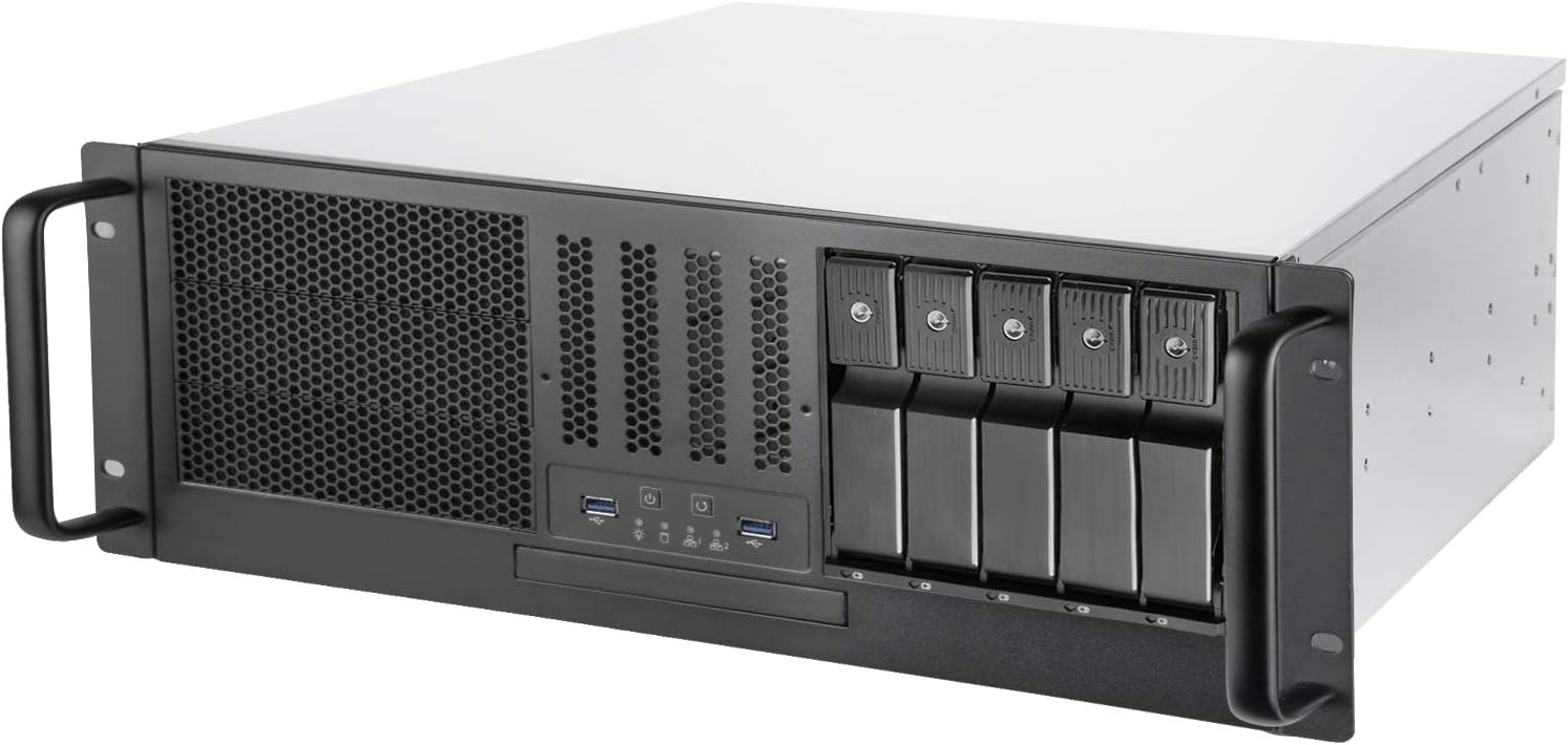 Amazon.com: SilverStone Technology 4U Rackmount Server Chassis with 3 X ...