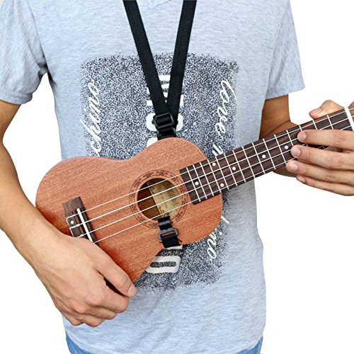 SG Musical Ukulele Strap Belt Sling with Hook Adjustable Length Fits ...