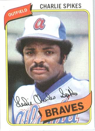Amazon.com: 1980 Topps Baseball Card #294 Charlie Spikes Mint ...