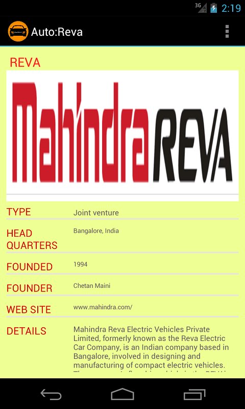 Auto:Reva - App on Amazon Appstore