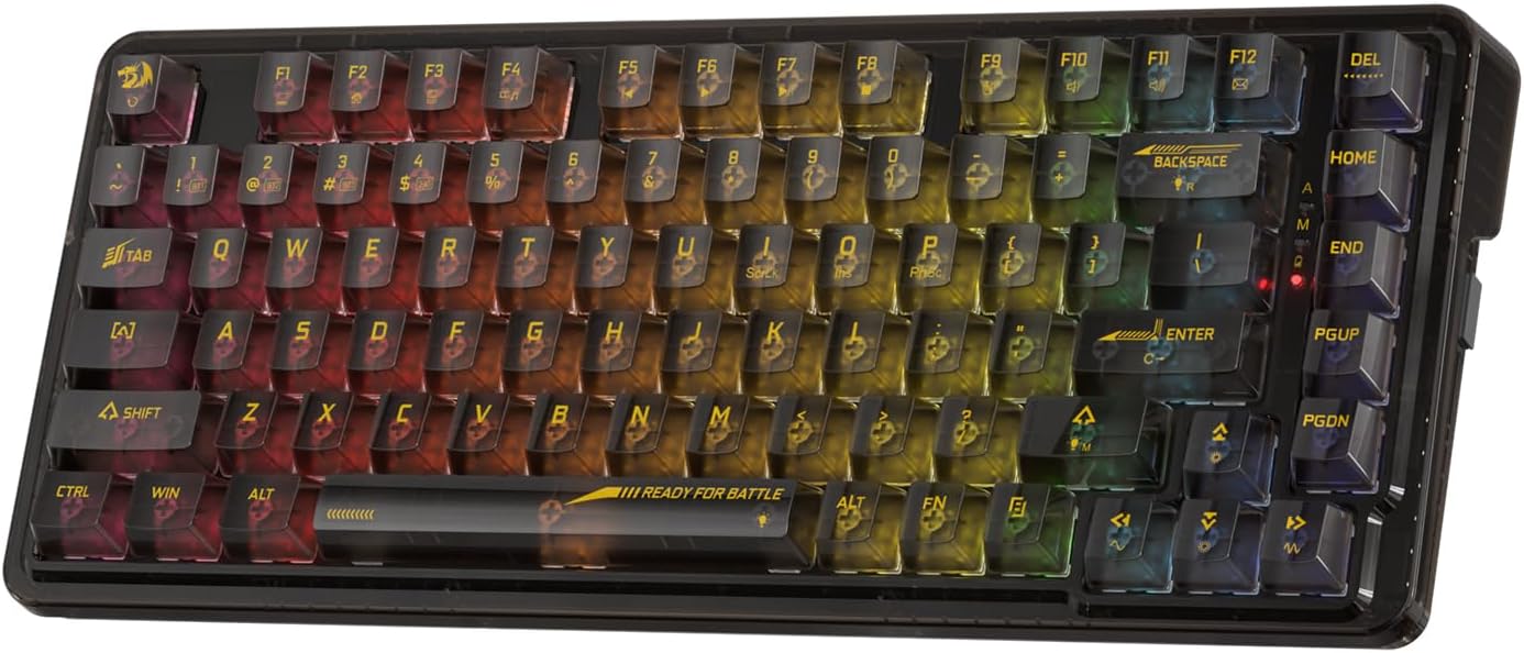 Amazon.com: Redragon K689 PRO Wireless Gasket RGB Gaming Keyboard, 104 ...