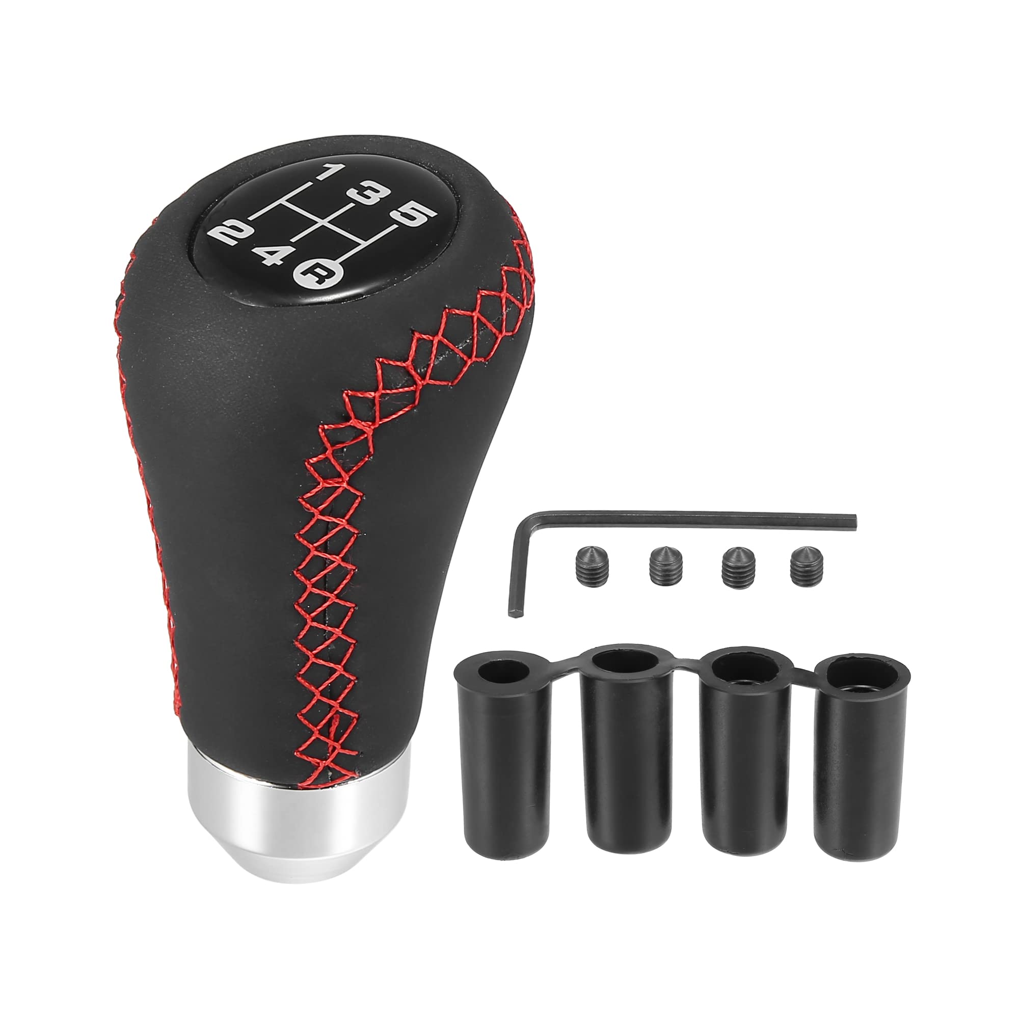 Amazon.com: X AUTOHAUX Black Universal 5 Speed Auto Car Gear Lever ...