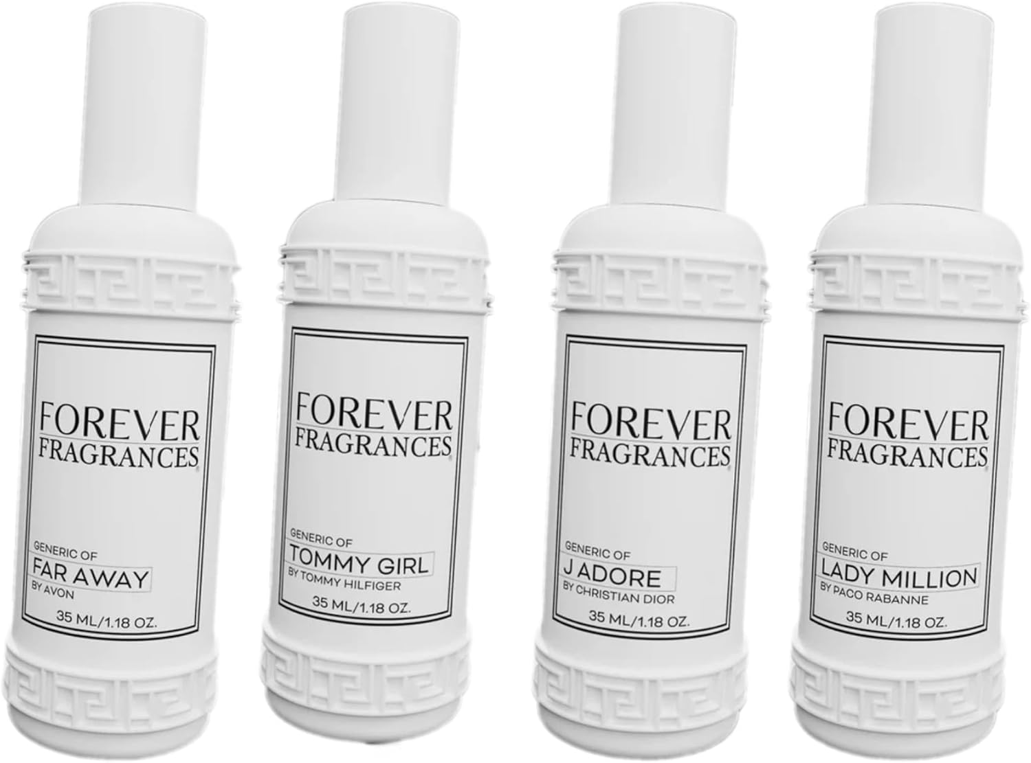 Forever Fragrances Gift Set of 4 Ladies Perfumes, 35ml Bottles ...
