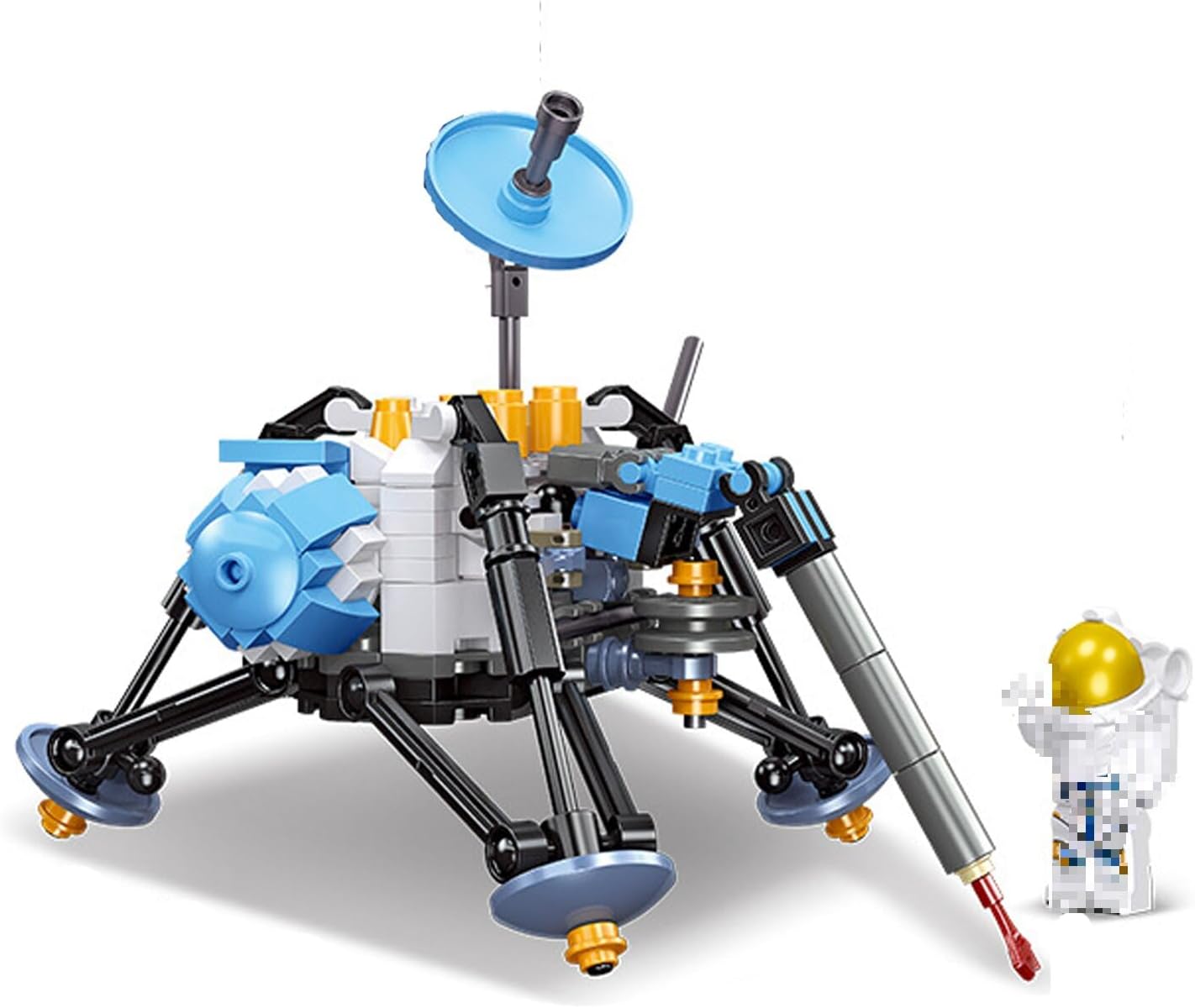Amazon.com: Space Rover Building Blocks and a Mini Astronaut Figure ...