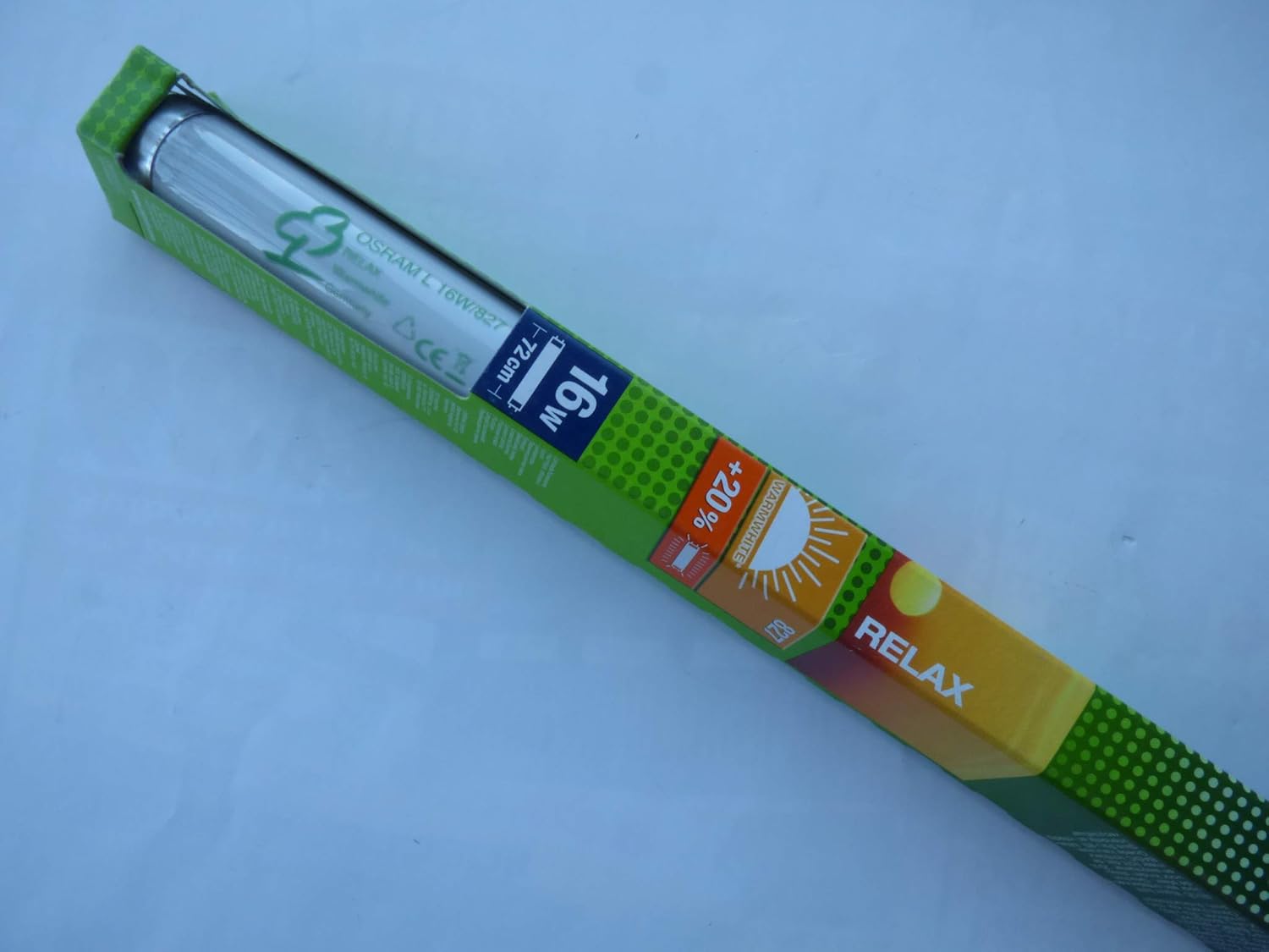 Osram Leuchtstoffröhre 16W/827, T8, warmweiß, Relax, Lumilux Interna ...