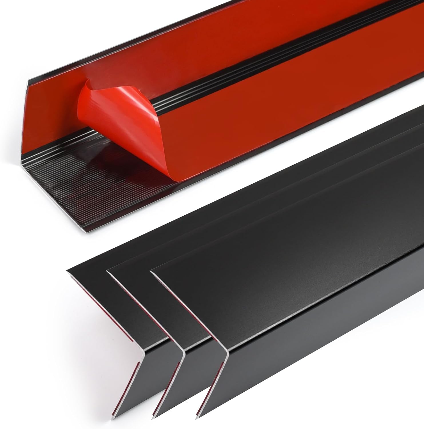 Amazon.com : Jiekayi 4PCS 45" Black Metal Corner Protectors, Aluminum ...