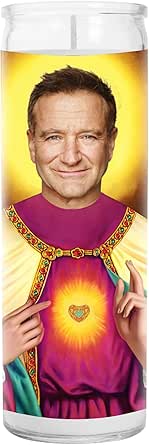 Amazon.com: Robin Celebrity Prayer Candle - Funny Saint Candles ...
