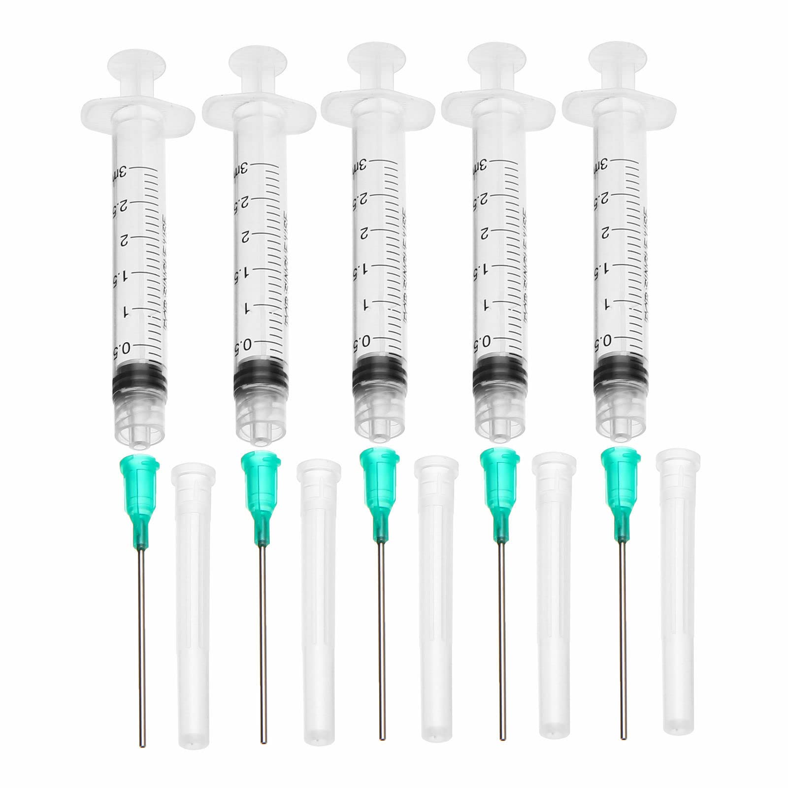 Amazon.com: Dispensers Applicator Syringes Set, 5 Pack 3ml Dispensing ...
