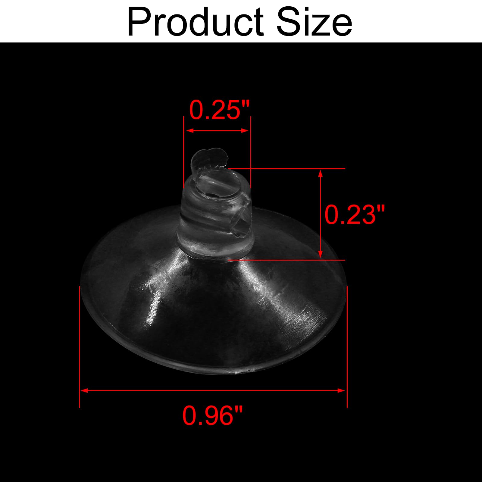 Snapklik.com : PHITUODA 50 Pack Small Suction Cups 25mm, Suction Cups