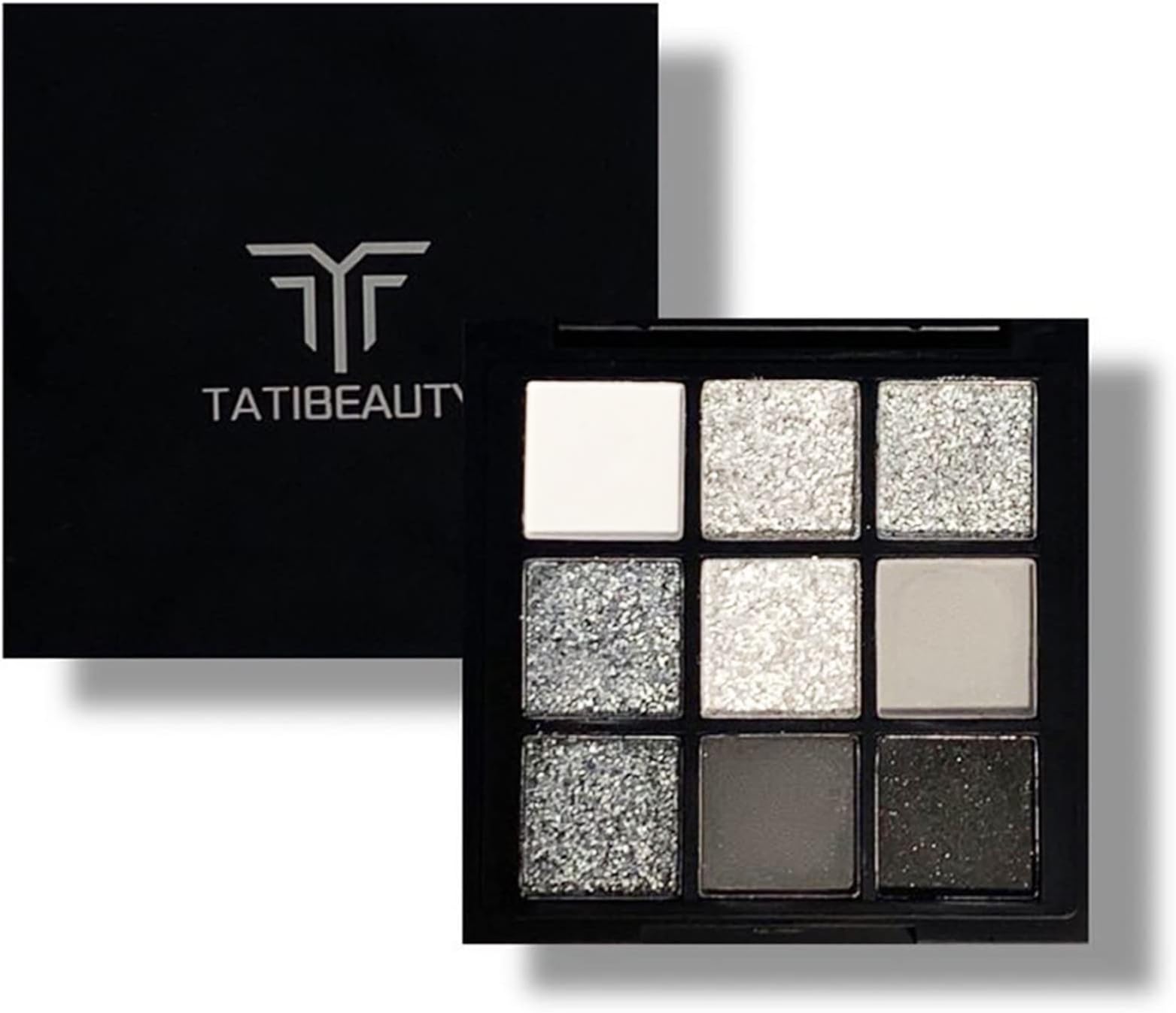 Amazon.com : Moakxer Black Smokey Eyeshadow Palette Makeup, Cool Toned ...