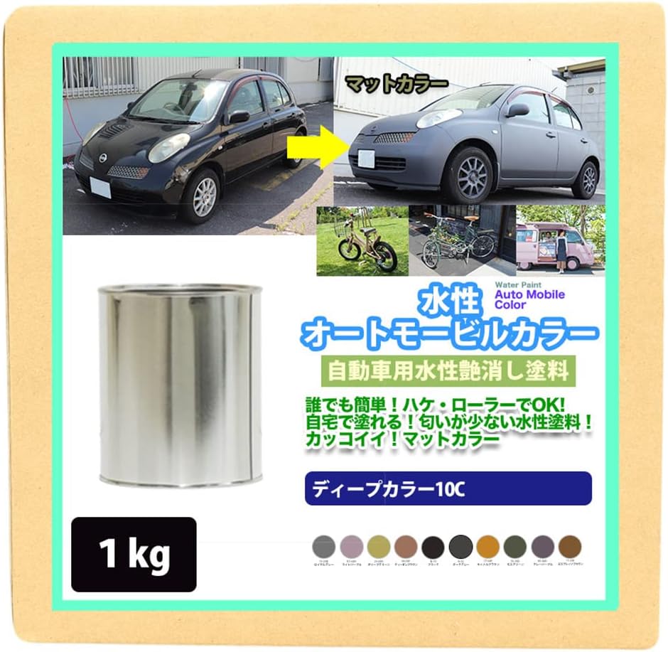Amazon.co.jp: ホートク(Hotoku) PROST 水性オートモービルカラーN－35ダークグレー 1kg : DIY・工具・ガーデン