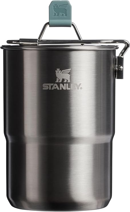Amazon.com : Stanley Wildfare Go 4-Piece Stainless Steel Two Cup Cook ...