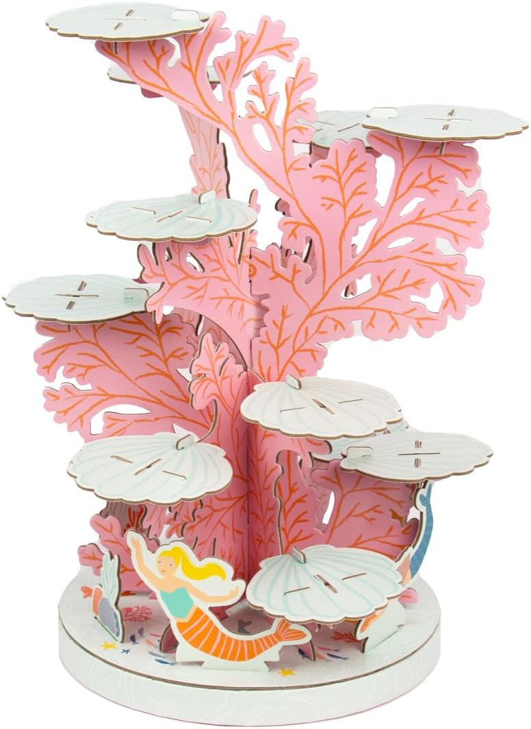 Talking Tables Platos de papel pastel con temática de sirena, en forma ...