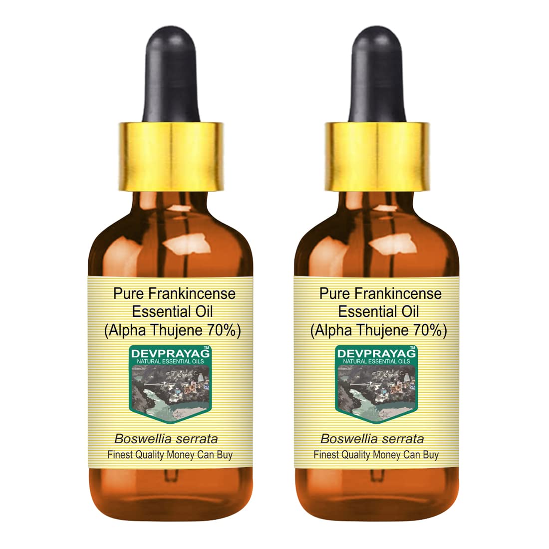Devprayag Pure Frankincense Essential Oil (Alpha Thujene 70%) Boswellia ...