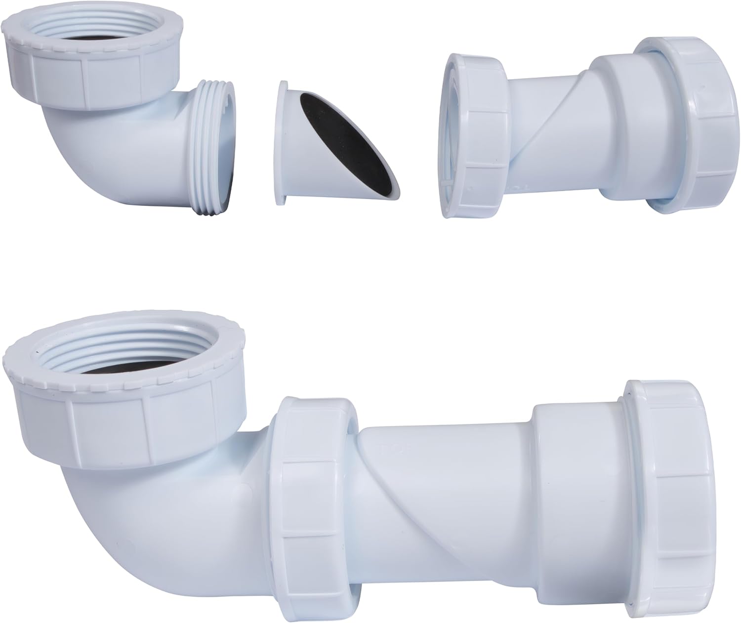 Unitrap Waterless Waste Trap for Sinks & Baths - Universal Fit for ...