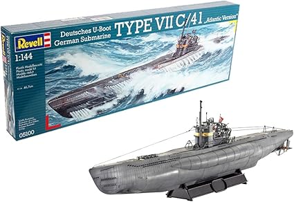 Amazon.com: Revell 05100 U-Boat Typ VIIC/41 Plastic Model Kit : Arts ...
