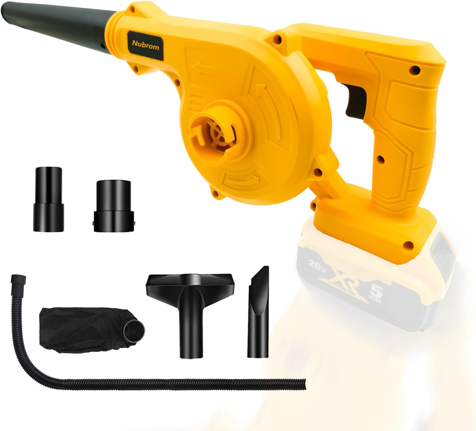 Amazon.com: Cordless Leaf Blower for Dewalt 20V Battery, 2-in-1 ...