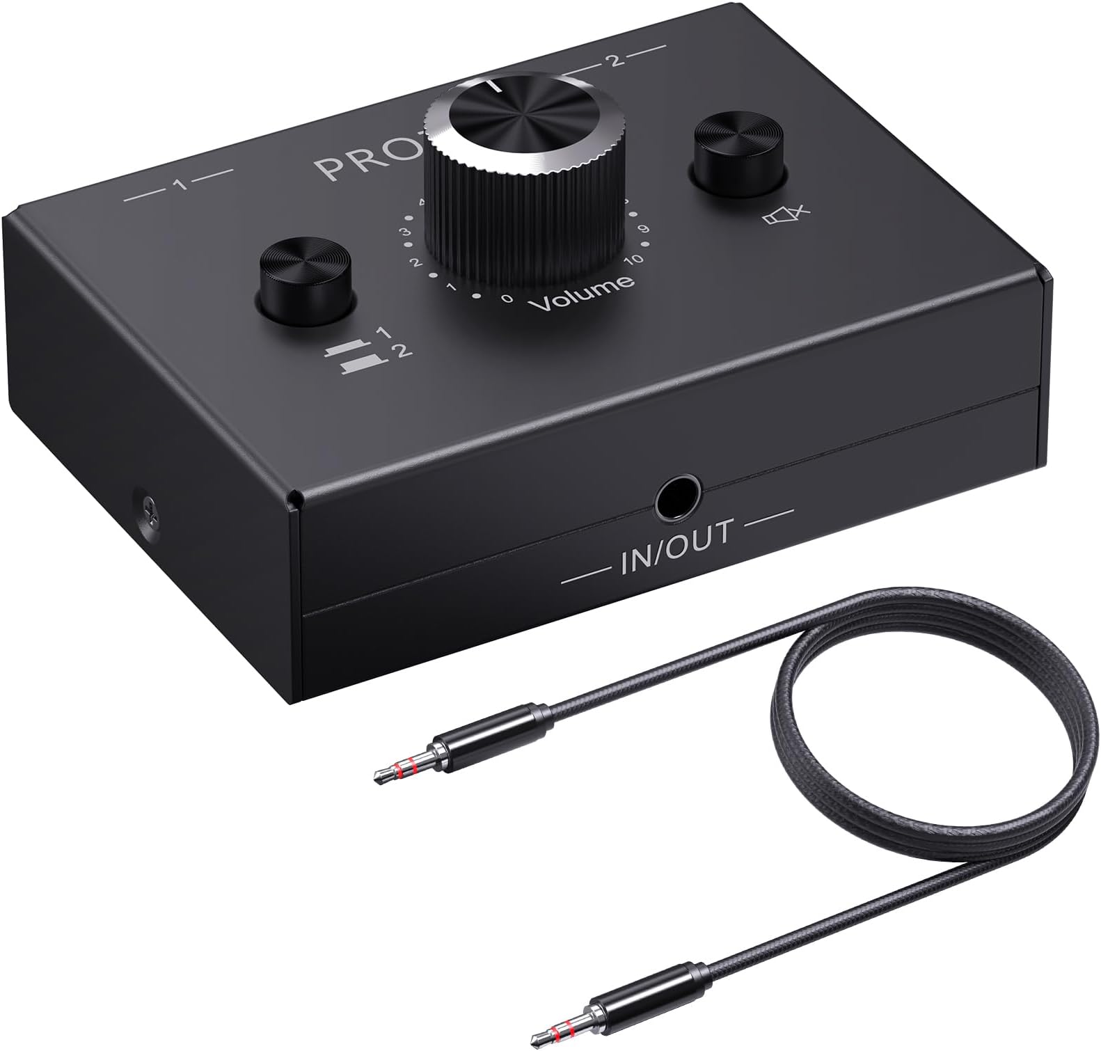 Amazon.com: LiNKFOR R/L Stereo Audio Switch 2 in 1 Out R/L Stereo Audio ...