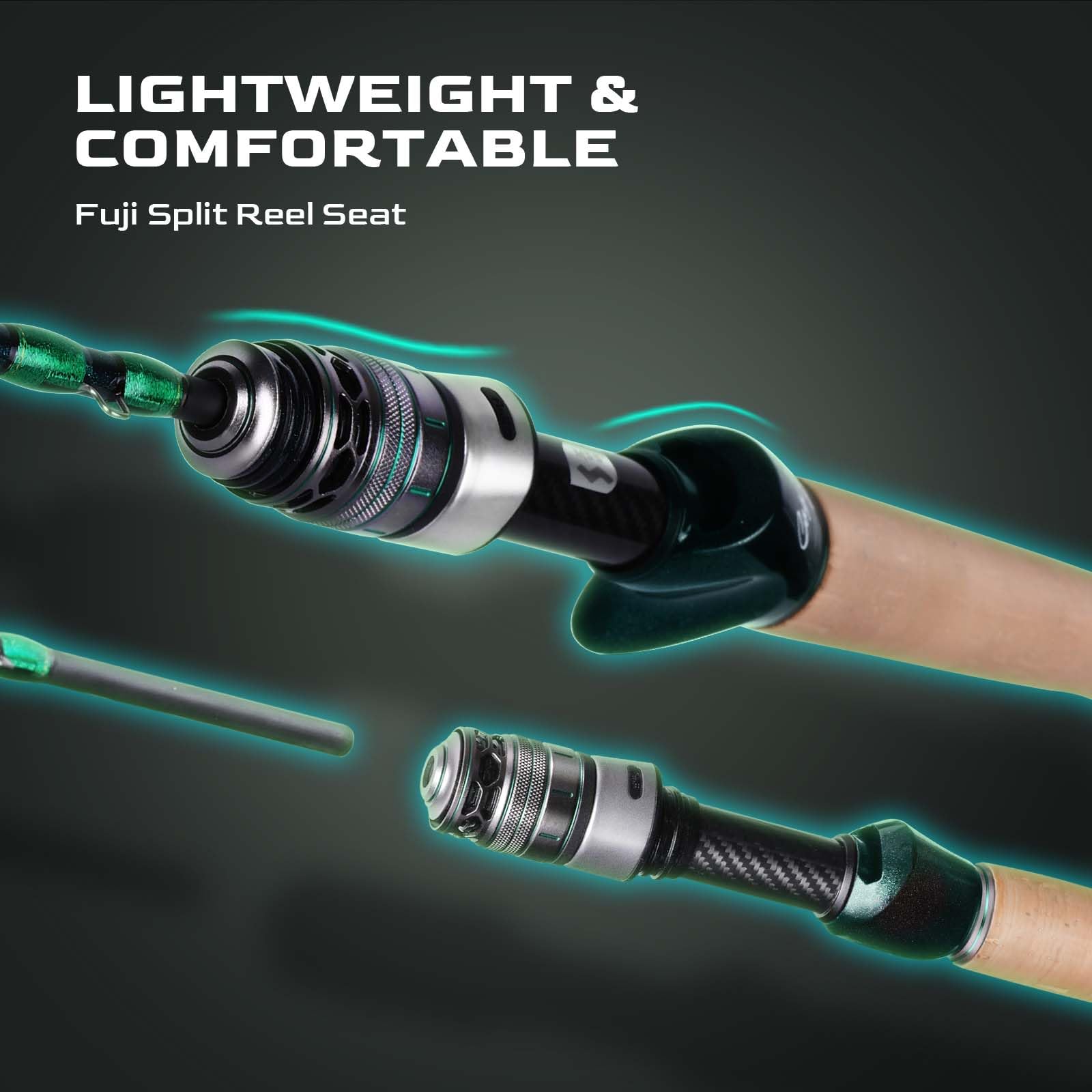 Snapklik.com : HANDING Wandering Ultralight Fishing Rod, Fuji O Ring ...