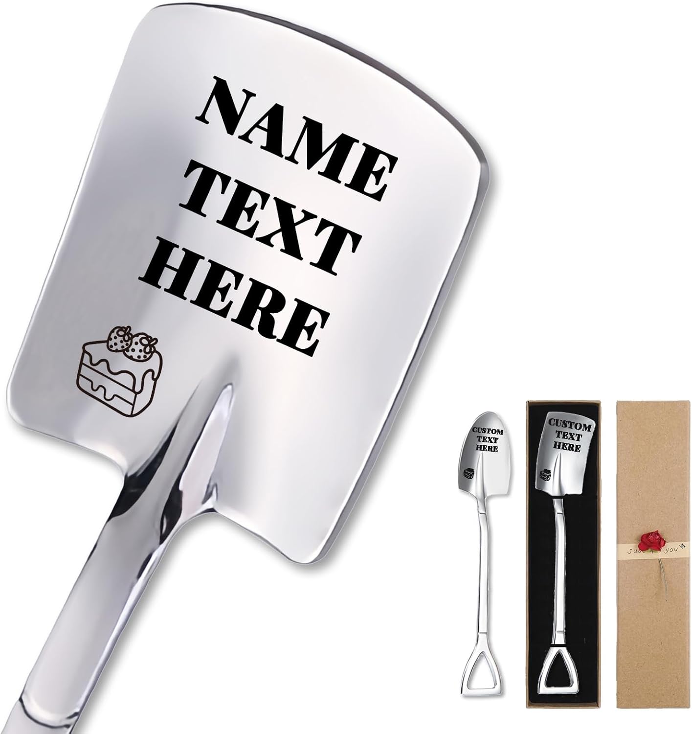 Amazon.com: Custom Spoons Personalized Ice Cream Shovels Spoons ...