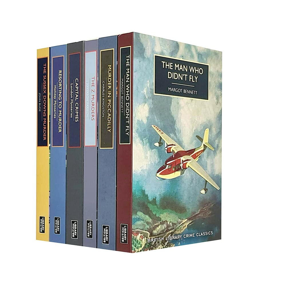 British Library Crime Classics Series 2 : 6 Books Collection Set ...