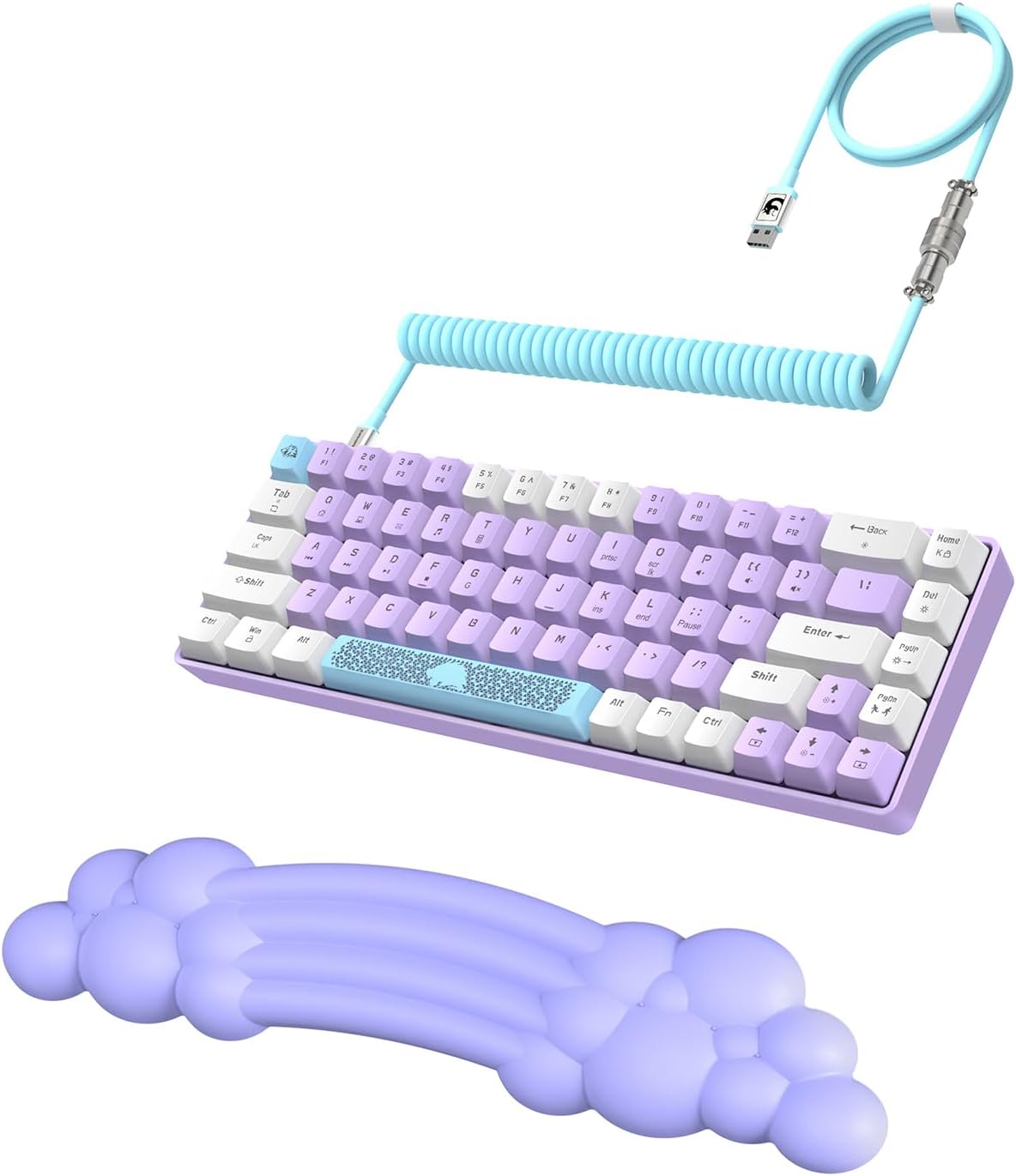 Amazon.com: ZIYOU LANG 65% Wired RGB TKL Portable Mechanical Gaming ...