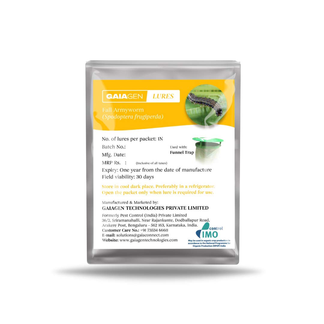 GAIAGEN Lures - Pheromone Lure for Fall Armyworm (Spodoptera frugiperda ...