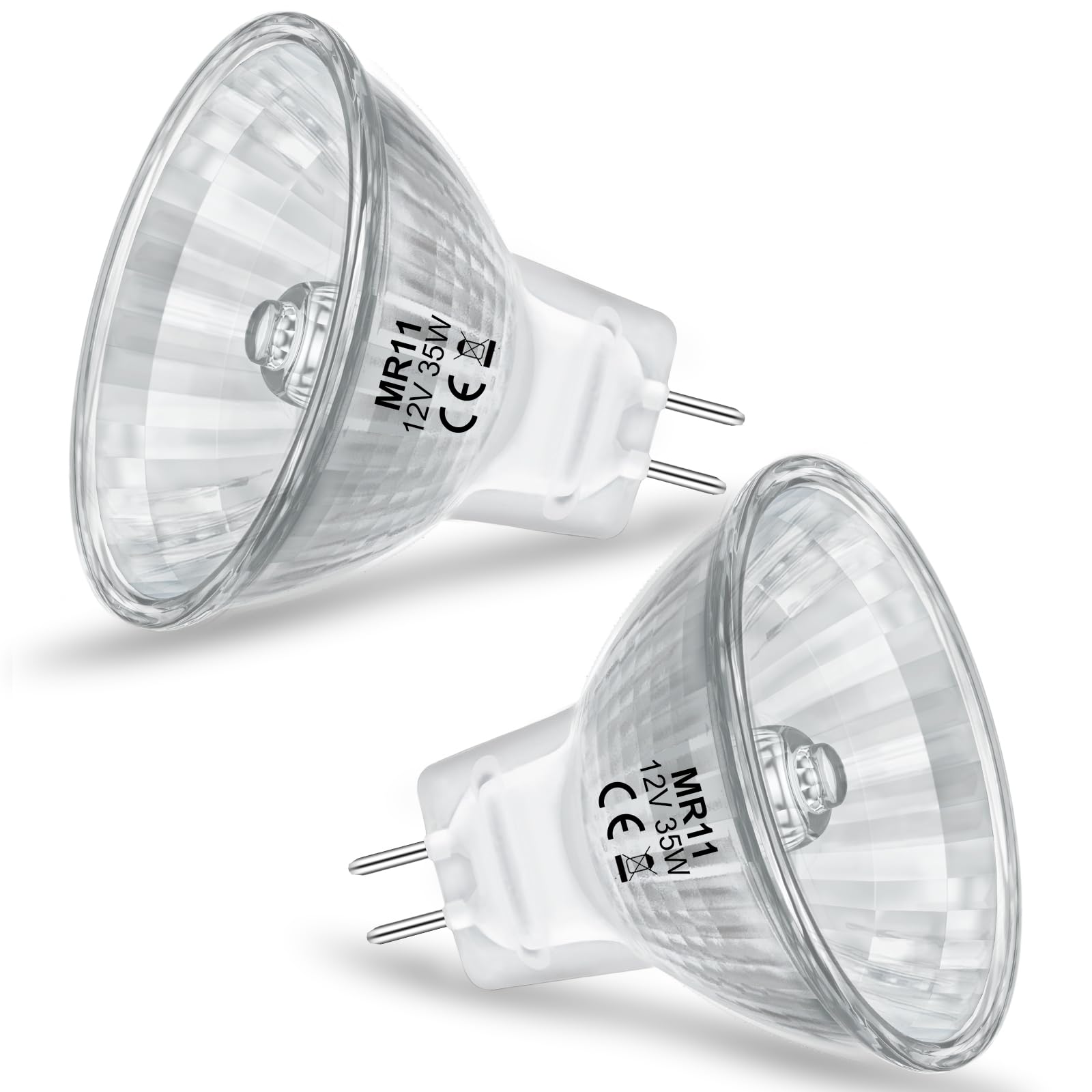 MR11 Light Bulbs, 12V 35W Halogen Light Bulbs 2 Pin, FTD Spotlight Bulb ...