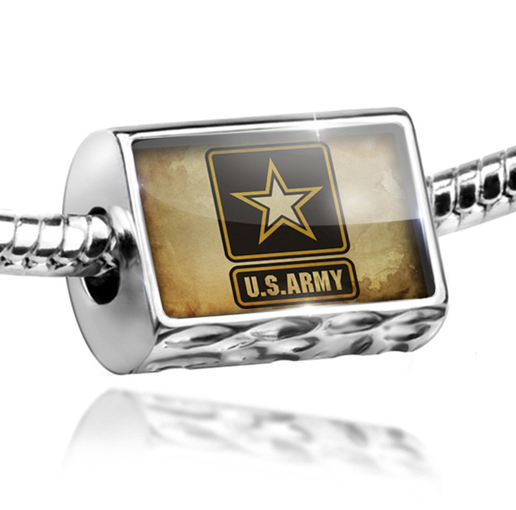 Amazon.com: NEONBLOND Charm United States Army - Bead Fit All European ...