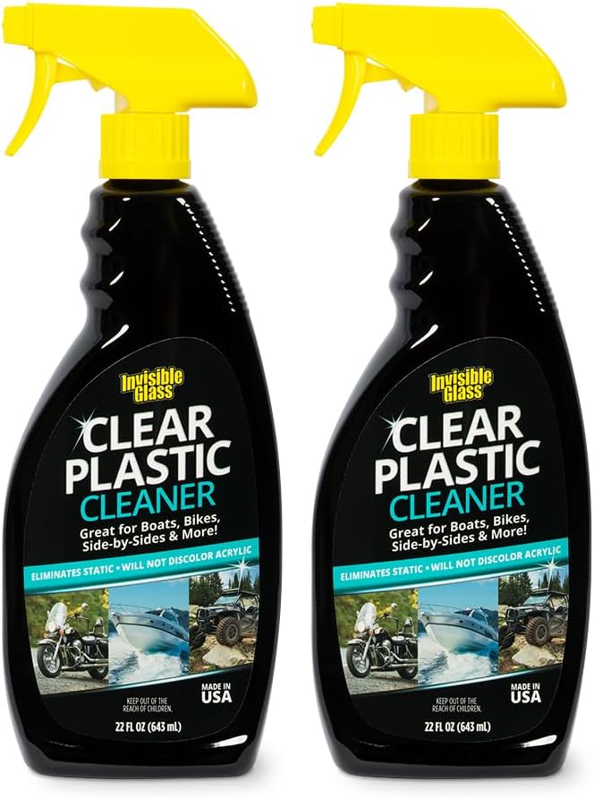 Amazon.com: Invisible Glass 92084-2PK 22-Ounce Clear Plastic Cleaner ...